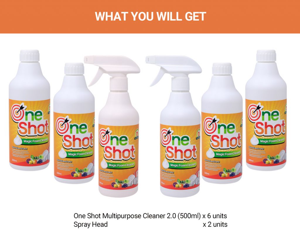 ONE SHOT Multipurpose Cleaner S2 | SMARTSHOP