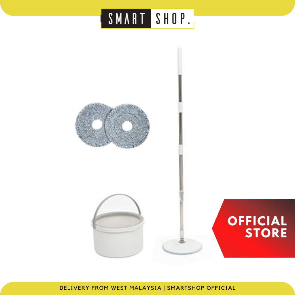 Leviosa New Spin Mop Flat & Round Head Floor Mop Quick Dry with ...